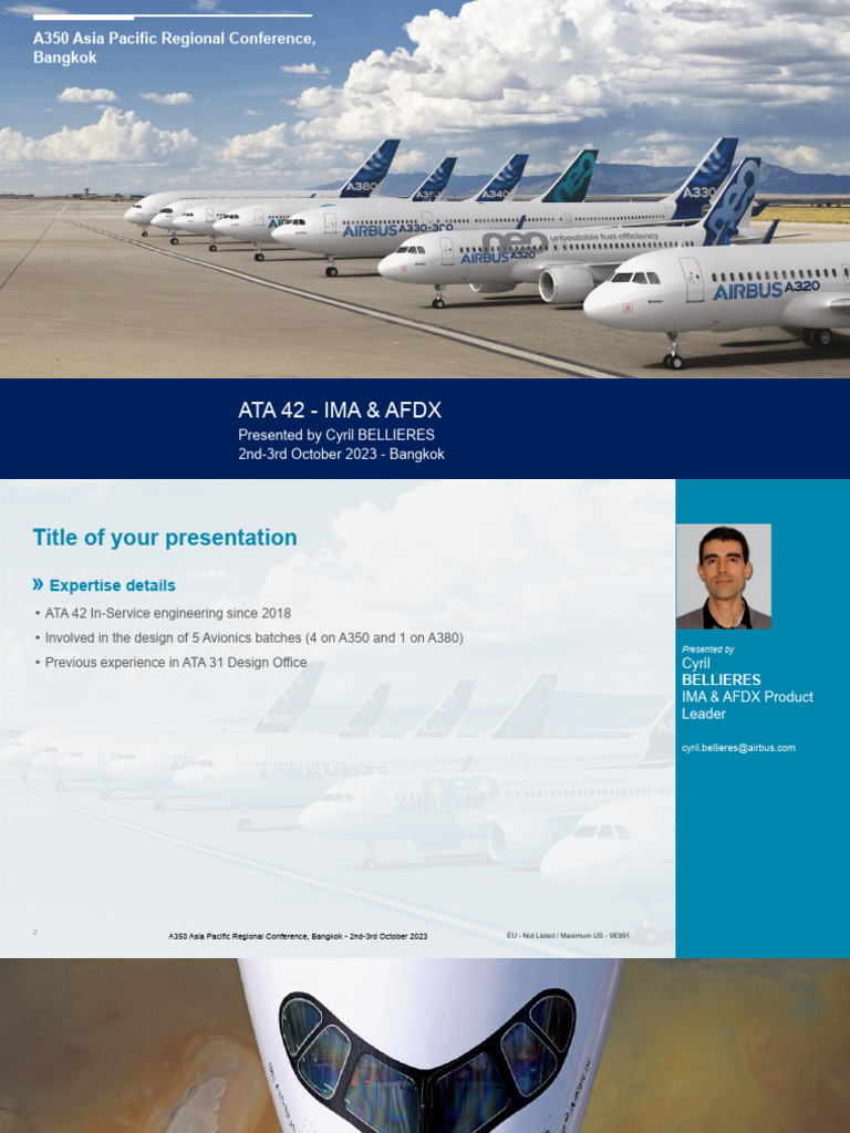A350 APAC 2023 ATA 42 Tech Corner | PDF | Aviation | Aircraft