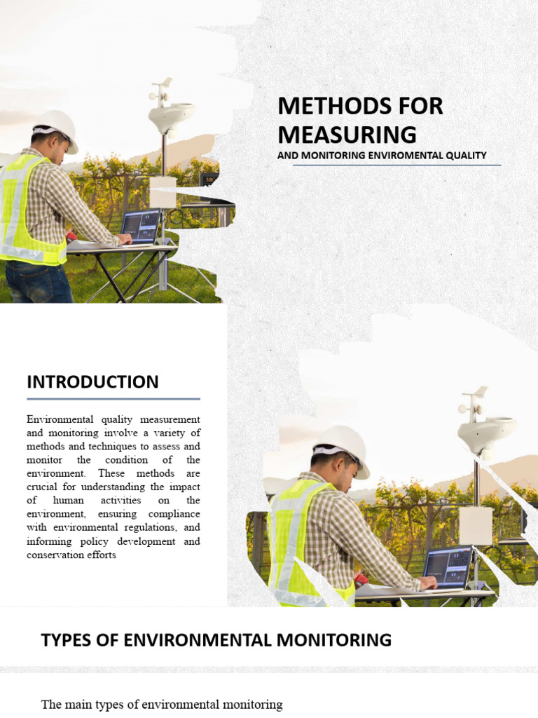 Environmental Quality Monitoring Methods | PDF | Life Cycle Assessment ...