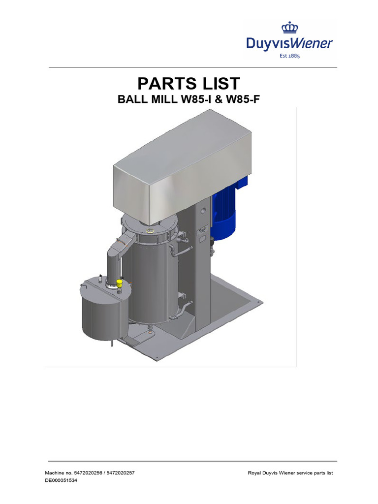 Ball+Mill+Spare+Parts+List | Download Free PDF | Screw | Mechanical ...