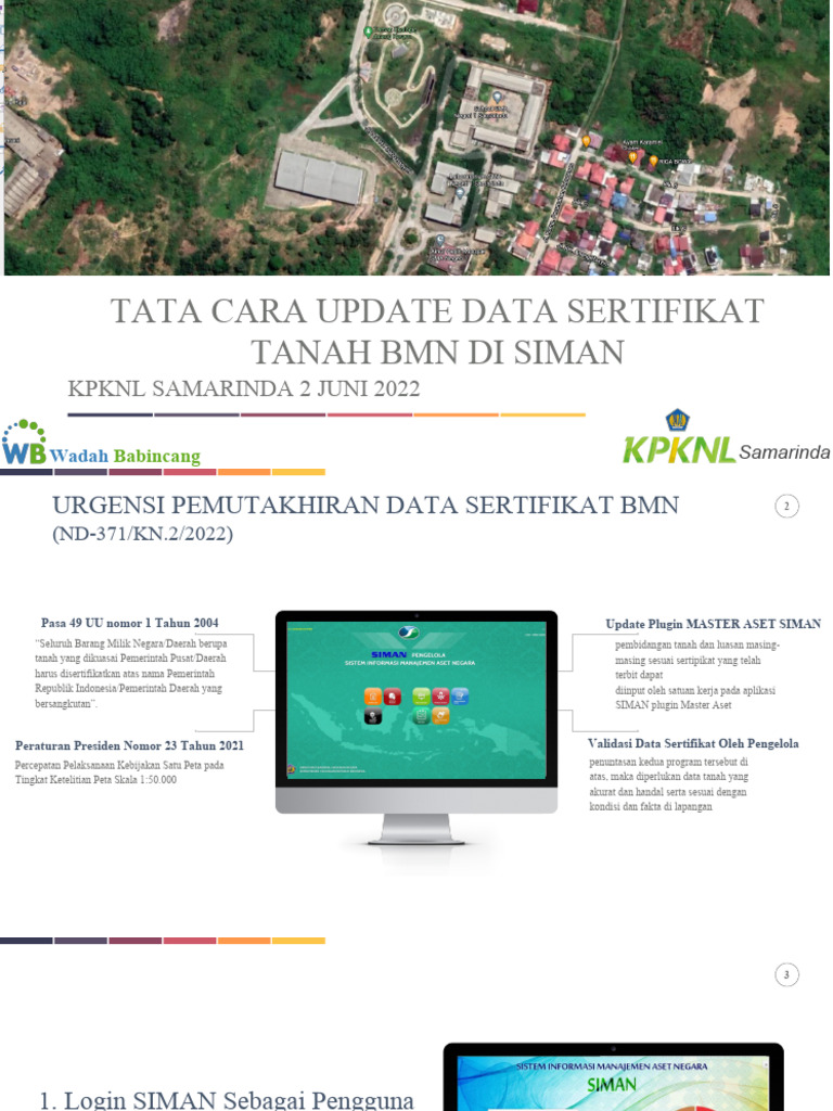 Tutorial Tata Cara Update Data Sertifikat Tanah Pada SIMAN | PDF