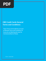 UBP CC Terms and Conditions | PDF | Credit Card | Visa Inc.