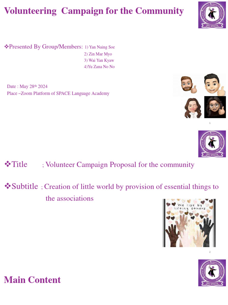 Group3 Volunteer Campaign - v1.9 - Final | PDF | Logistics | Refugee