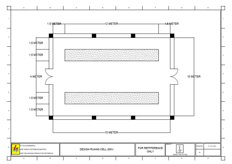 Design Ruang Cell 20KV | PDF