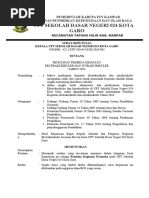 SK - Kegiatan - Ektrakurikuler Futsal Pak Ideris | PDF