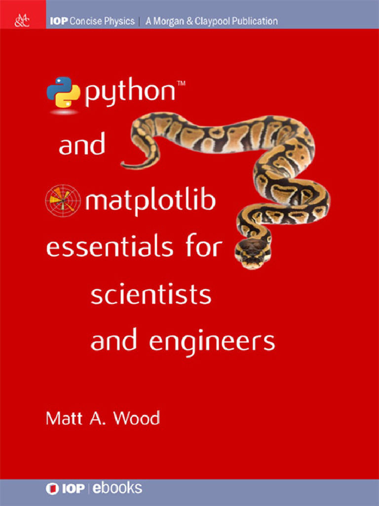 Python and Matplotlib Essentials For Scientists and Engineers-Morgan ...