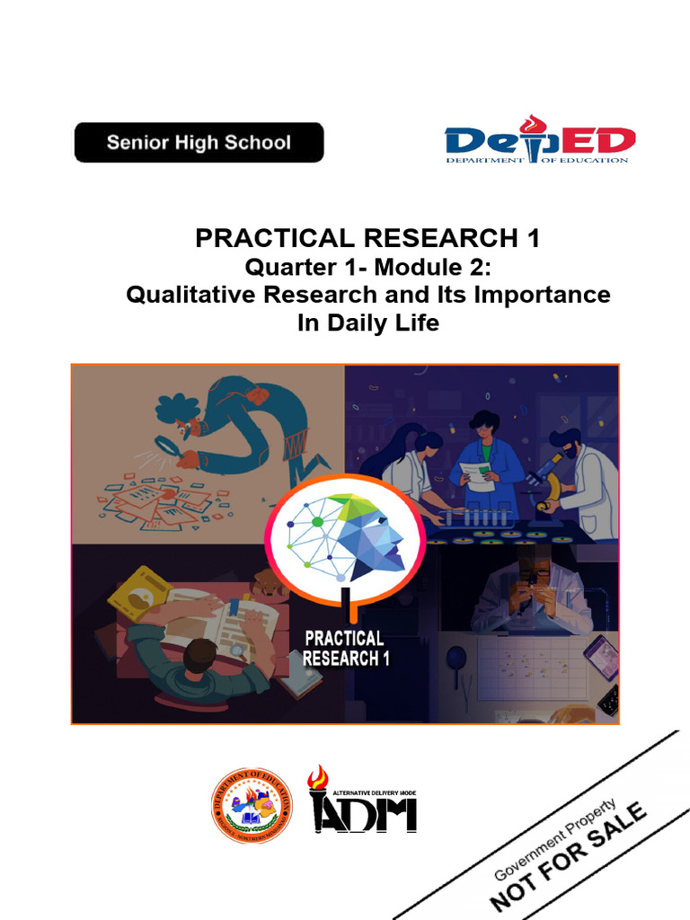 Practical Research 1_q 1_mod 2_qualitative Research and Its Importance ...