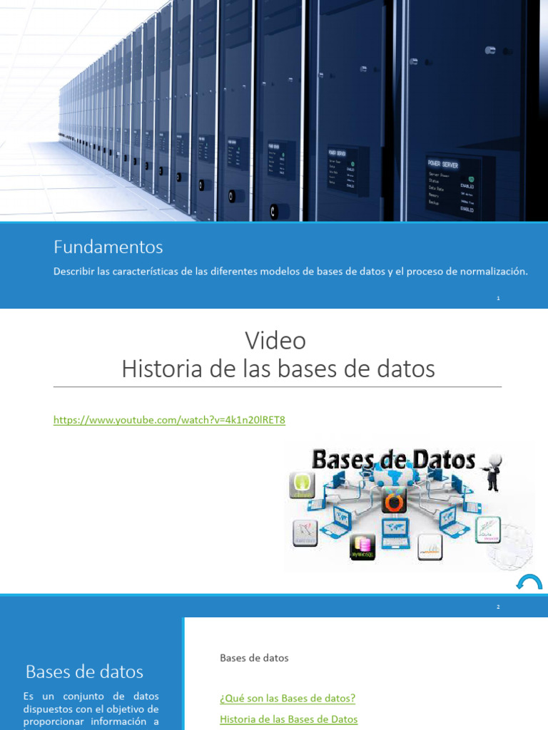 Tema 2 Describir las caracteristicas de los diferentes modelos de las ...