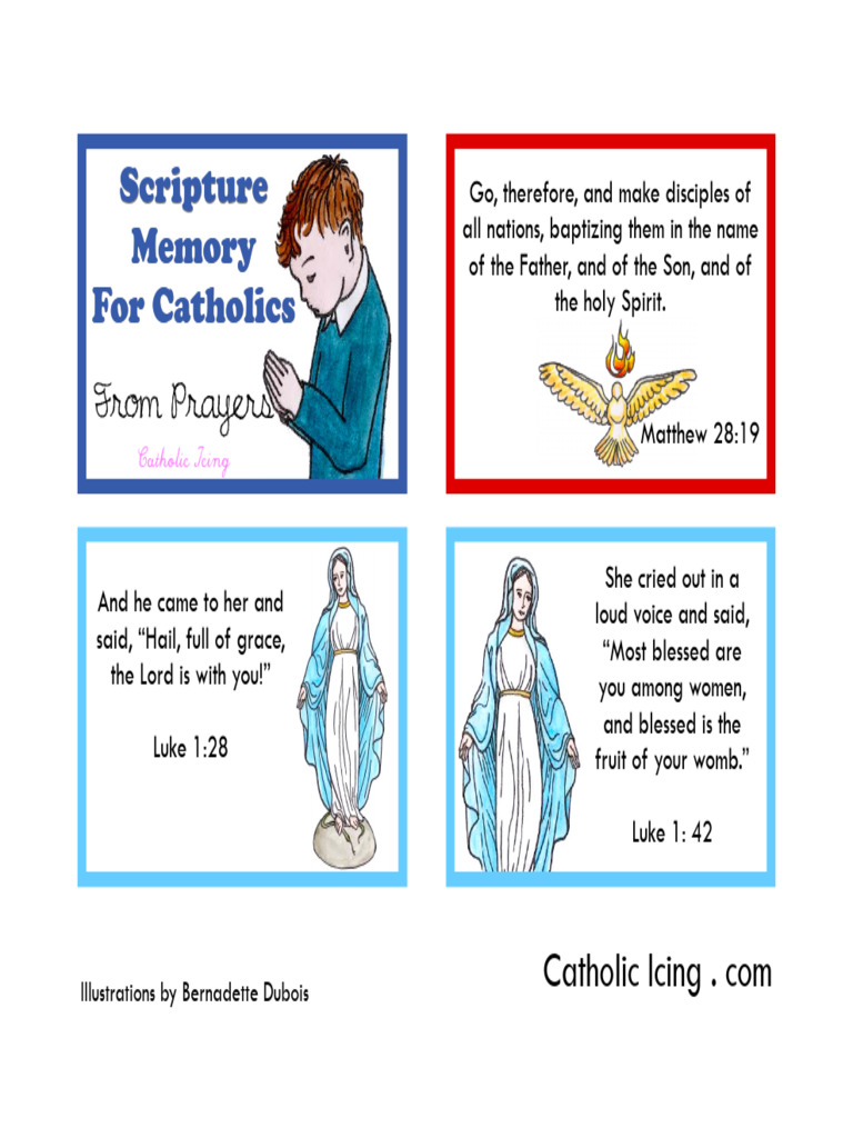 Catholic Scripture and Prayers Guide | PDF | Gospel Of Matthew | Jesus