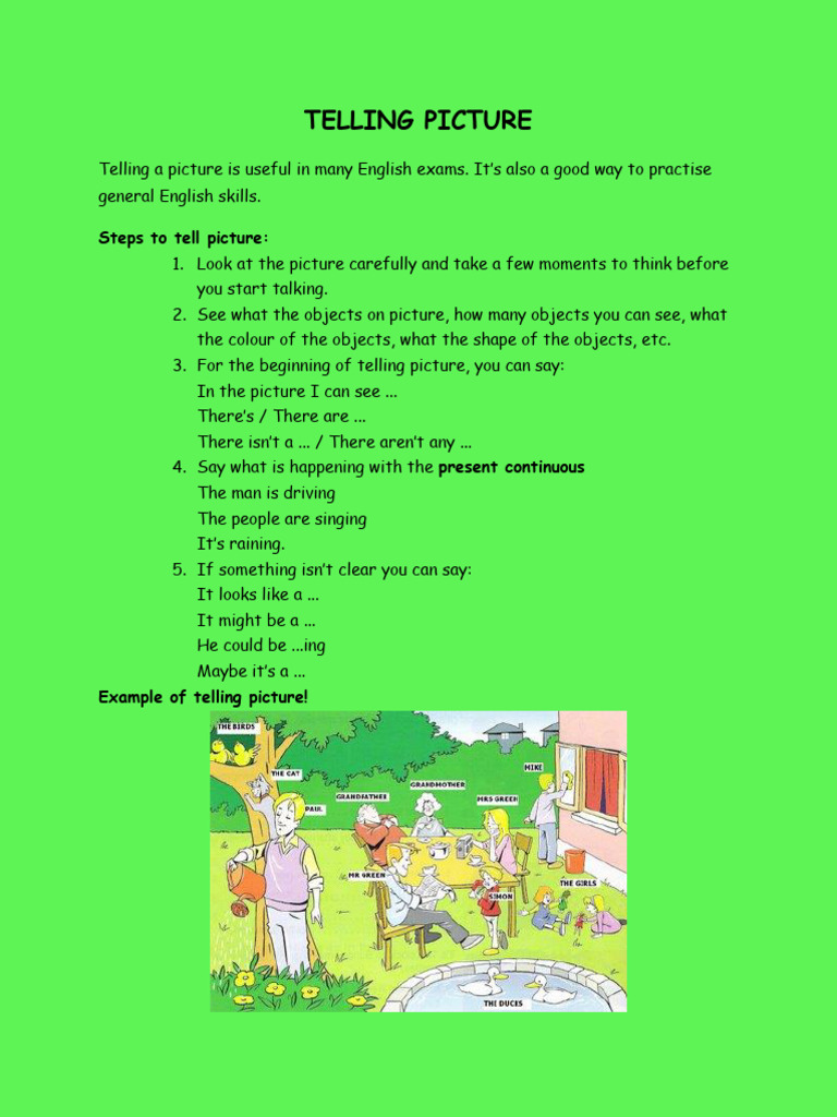 Telling Picture | PDF