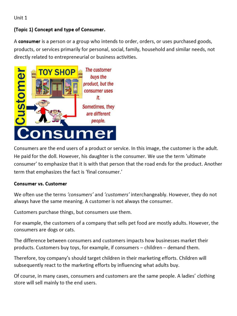 Understanding Consumers and Protection Rights | PDF | Consumer ...