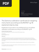 SANAS Calibration Certificate Requirements | PDF | Calibration ...