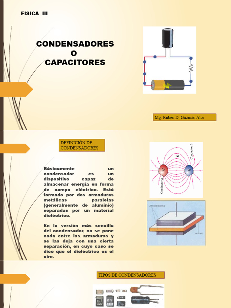 Guía de Condensadores para Física III | PDF | Condensador | Capacidad