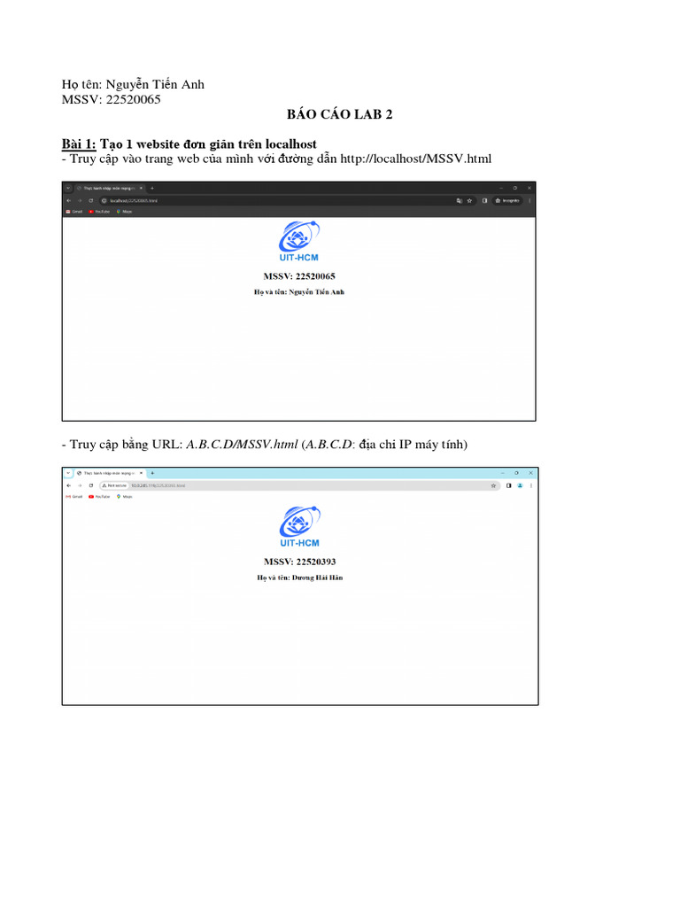 NguyenTienAnh Lab2 | PDF