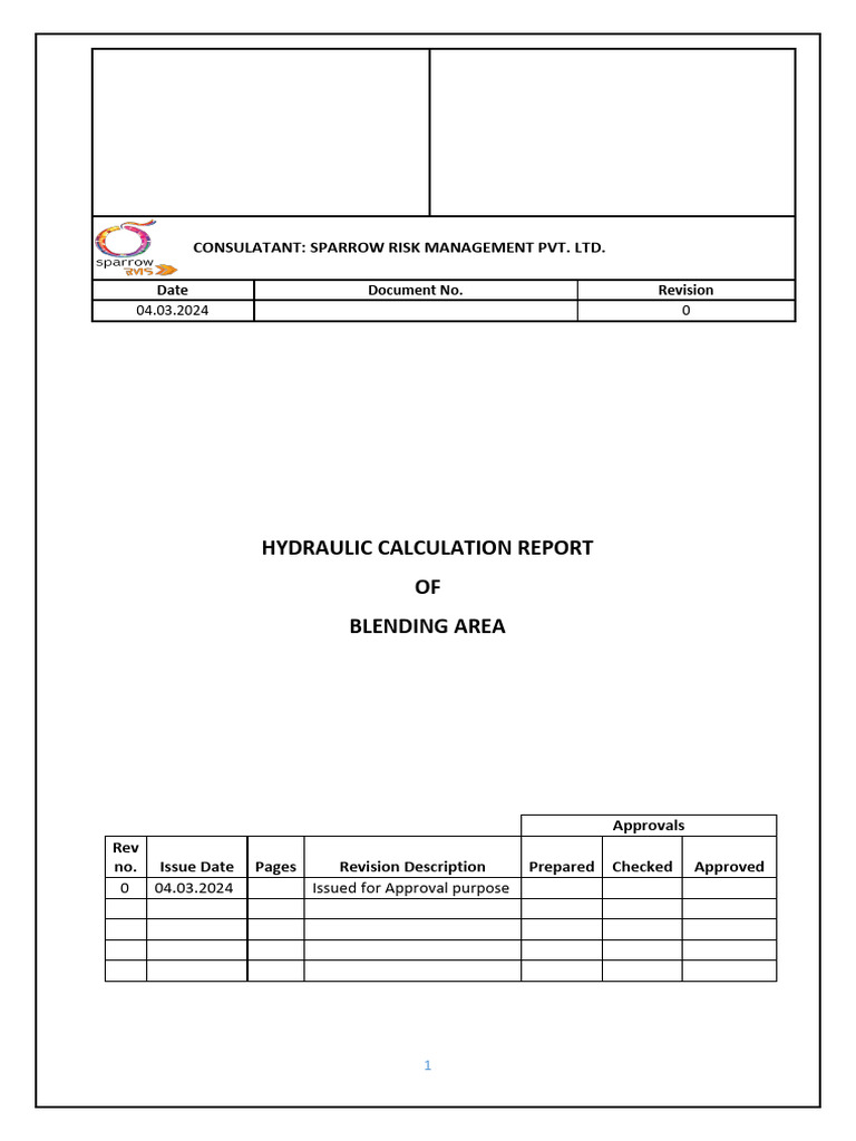Sample - Hydraulic Calculation | PDF | Fire Sprinkler System | Flow ...