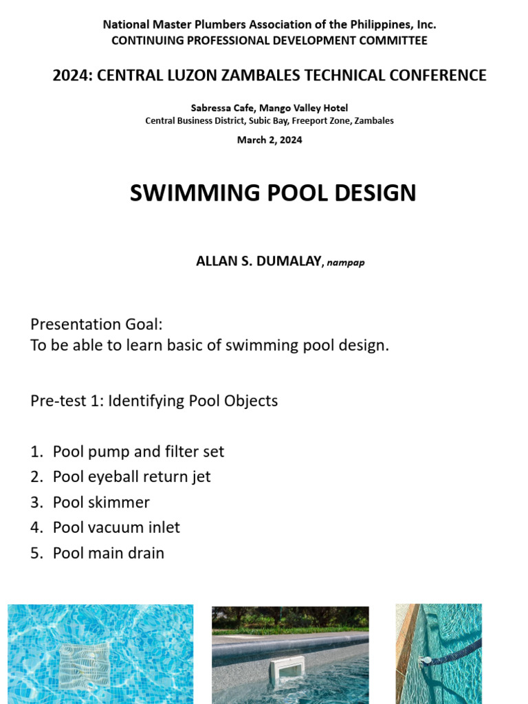 TOPIC 2 - Nampap CPD Zambales March 02 2024 Swimming Pool | PDF | Swimming Pool | Swimming (Sport)