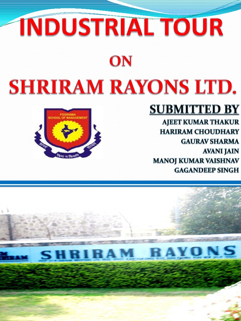 Shriram Rayons: Operations & Achievements | PDF | Rayon | Iso 9000