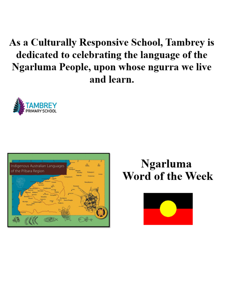 Ngarluma Word of The Week | PDF | Linguistics | Indigenous Peoples Of ...