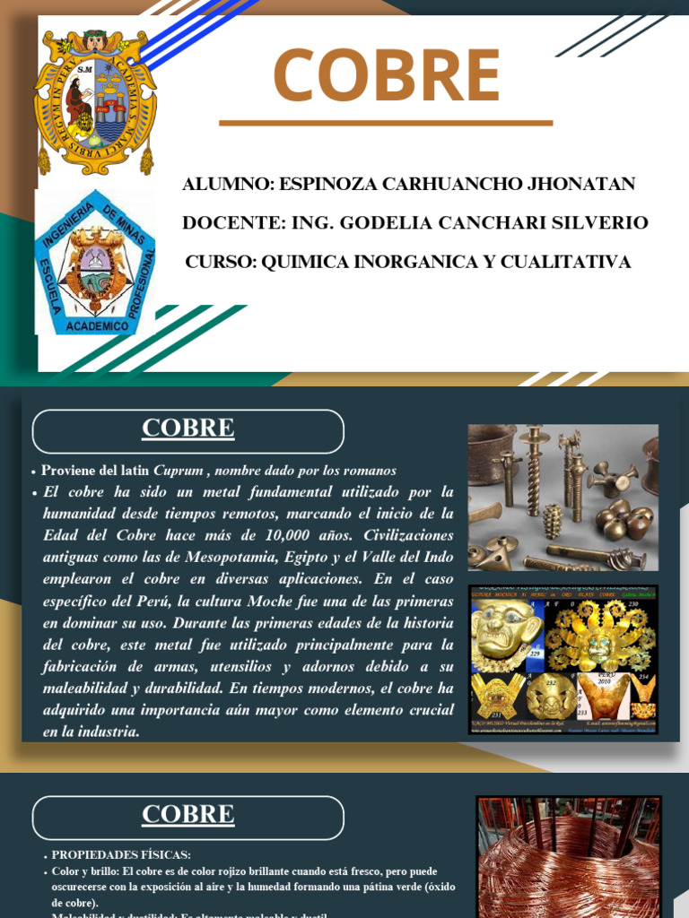 COBRE | PDF | Cobre | Rieles