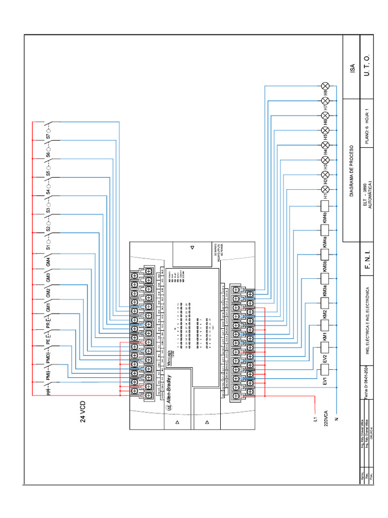 Diagrama de Proceso s71200 Elt3890 | PDF