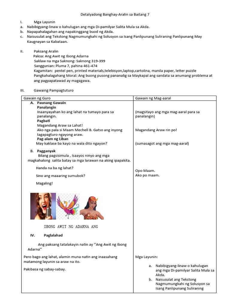 Plan Lesson 22-23 | PDF