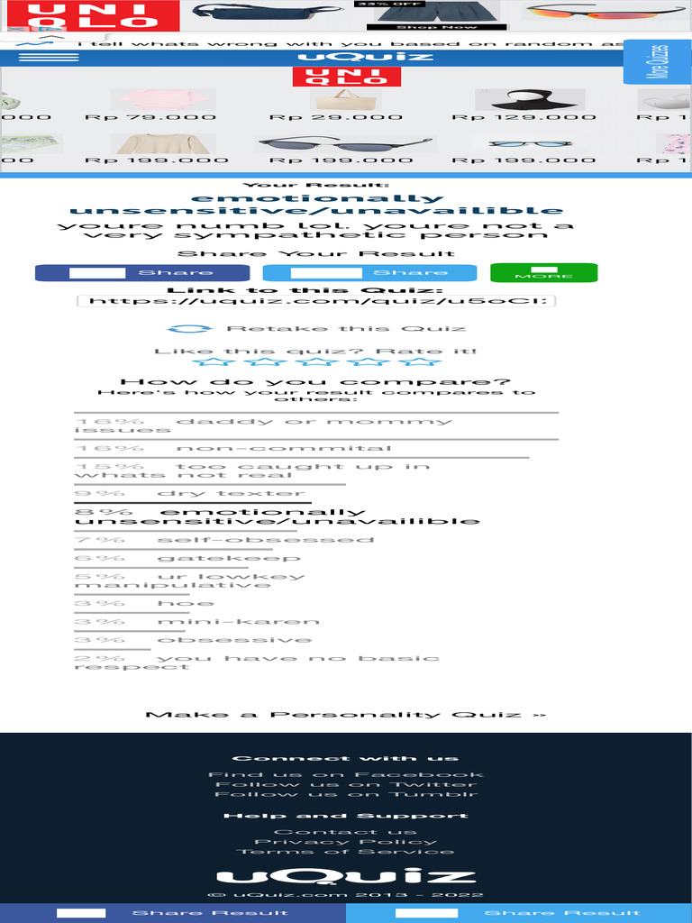 Results For Quiz Whats Your Red Flag | PDF | Lifestyle