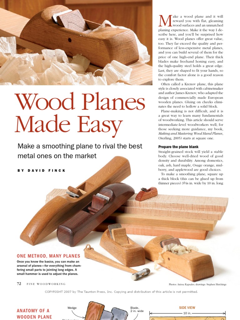 Wood Planes | PDF
