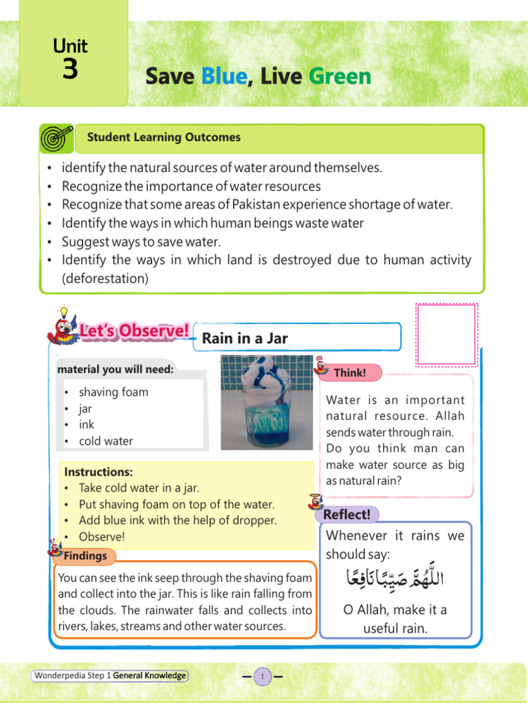 Save Blue, Live Green | PDF | Water | Deforestation