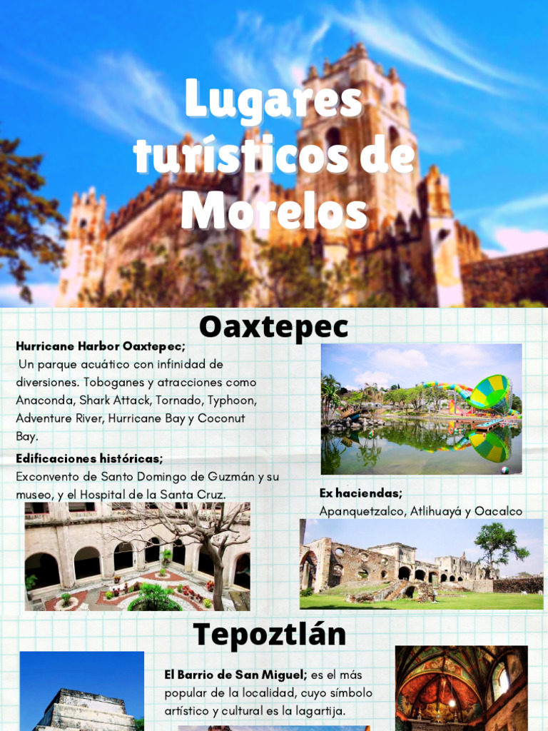 Lugares Turísticos Morelos | PDF | Viajes y turismo