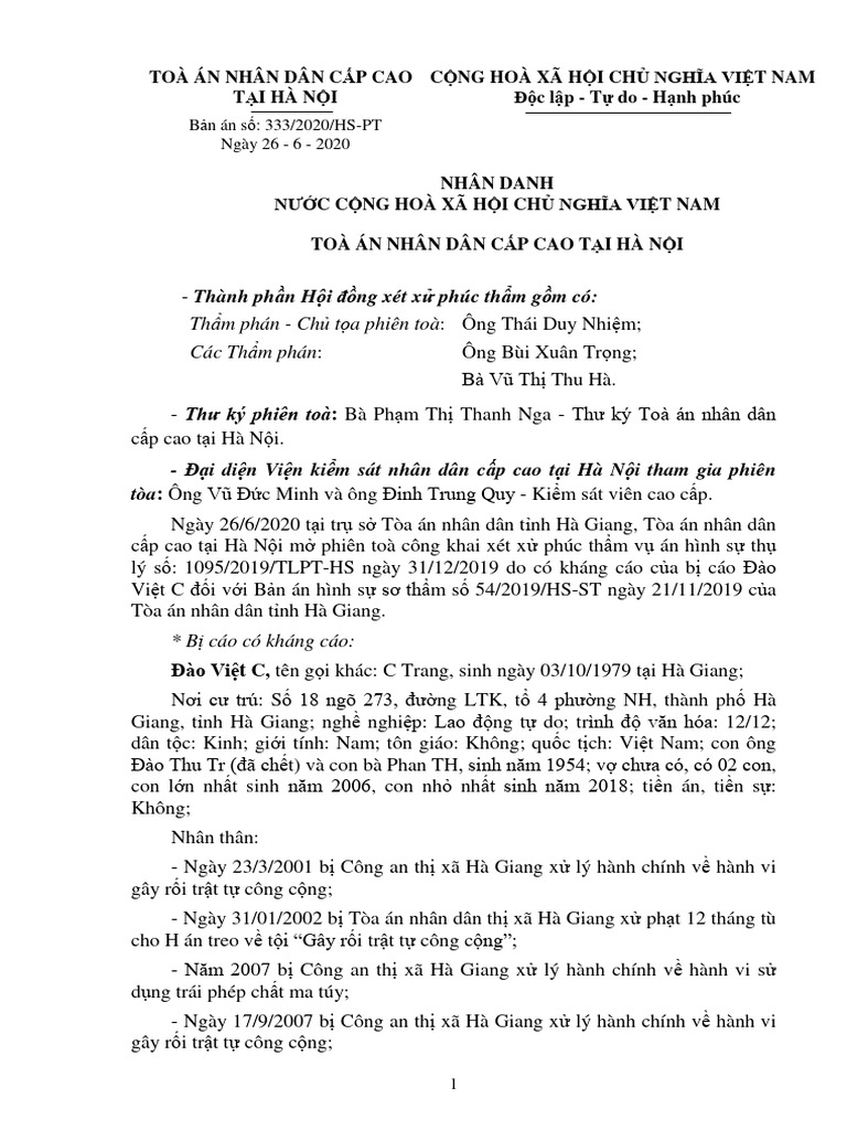 An Dao Viet Cuong Ha Giang | PDF