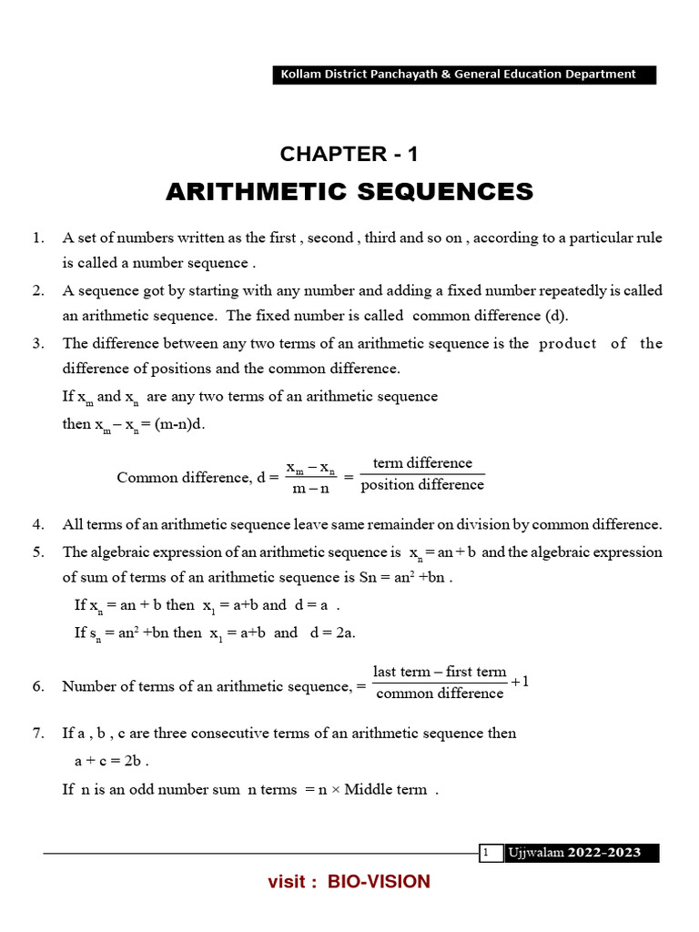 BIO-VISION - SSLC Maths Chapter 1 Q & A EM - K | PDF | Numbers | Arithmetic