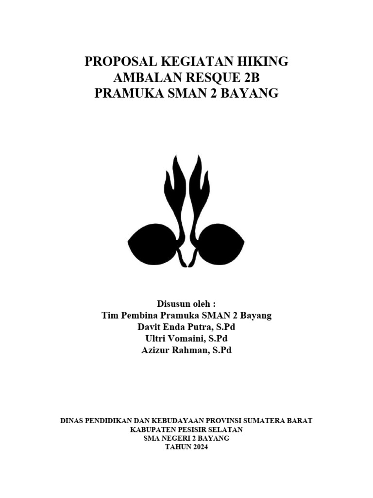 Proposal Kegiatan Hiking | PDF | Gaya Hidup