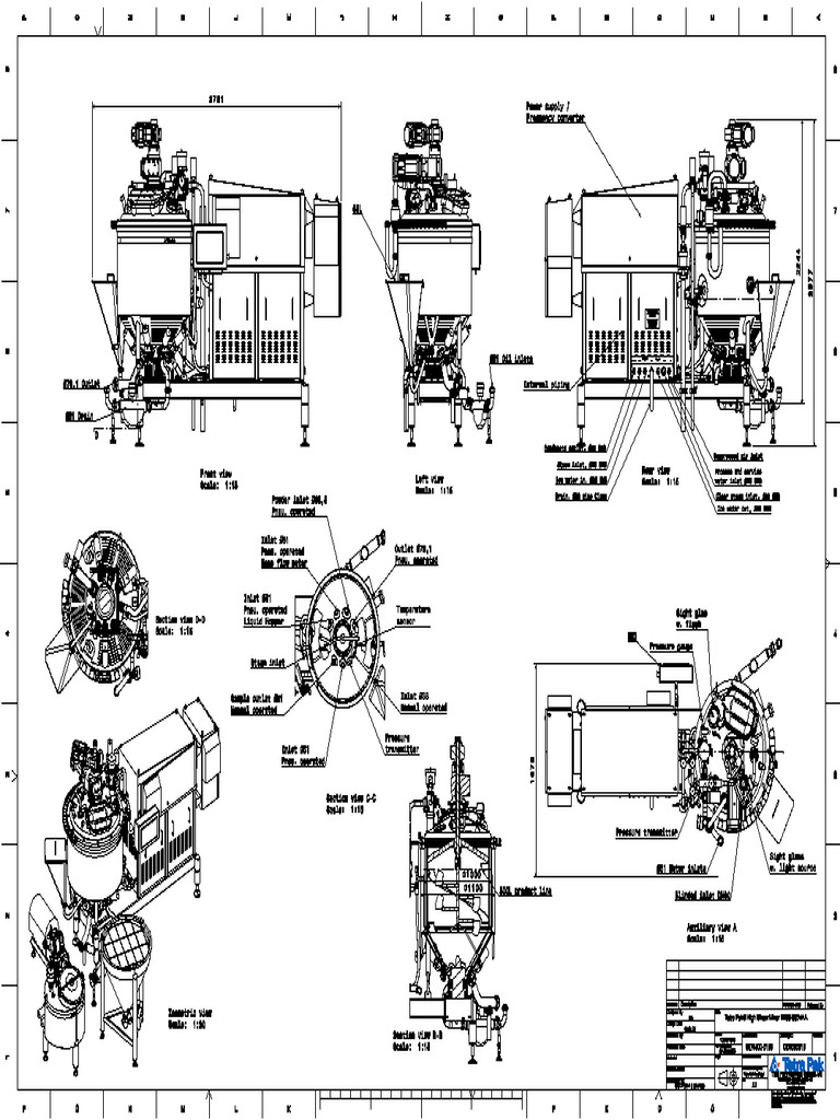 Tetra Pak High Shear Batch Mixer CD3050315 - Layout-Model | PDF