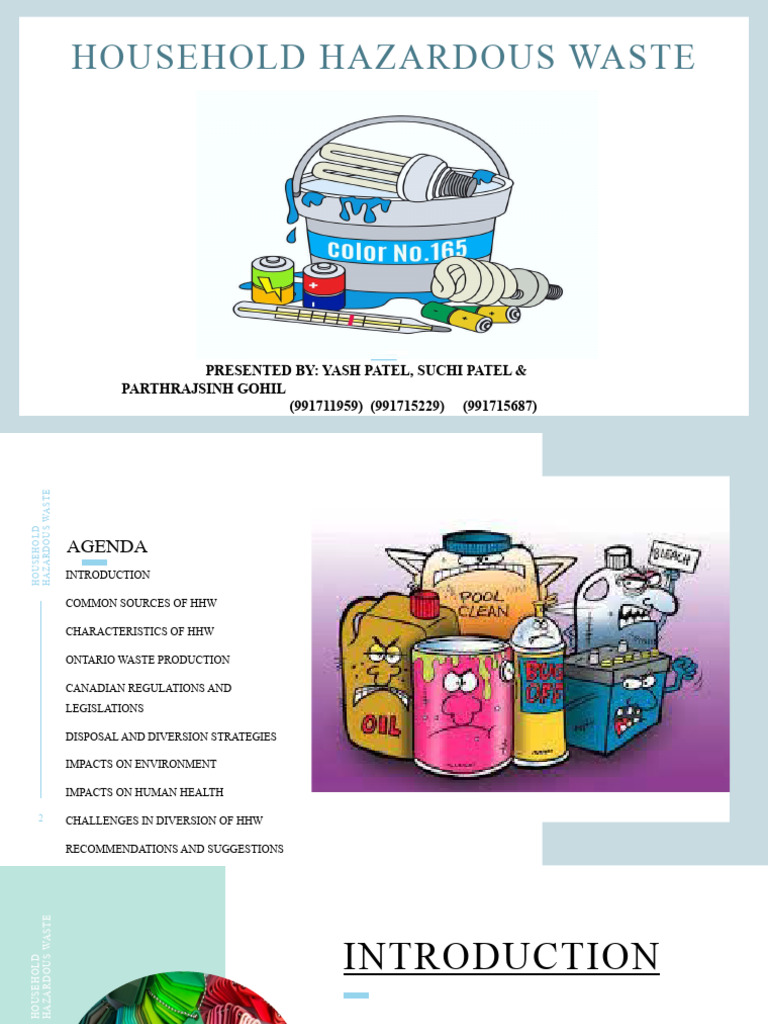 HHW Presentation | PDF | Waste | Hazardous Waste