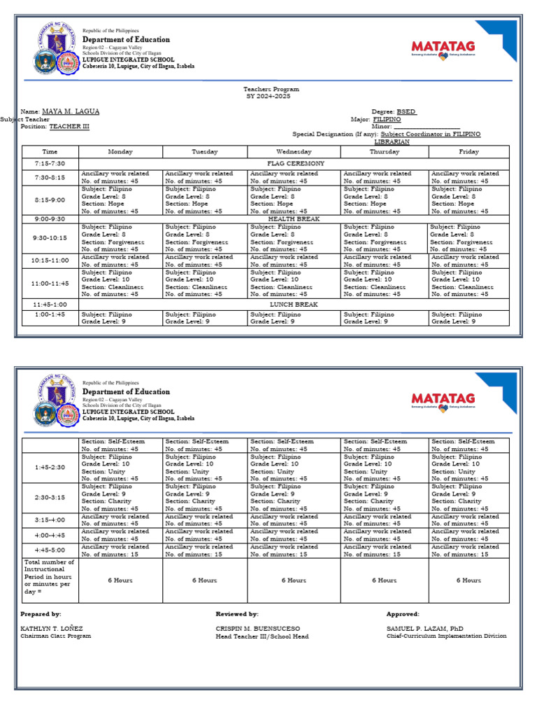Teachers Program SY 2024-2025 | PDF | Philippines | Public Administration