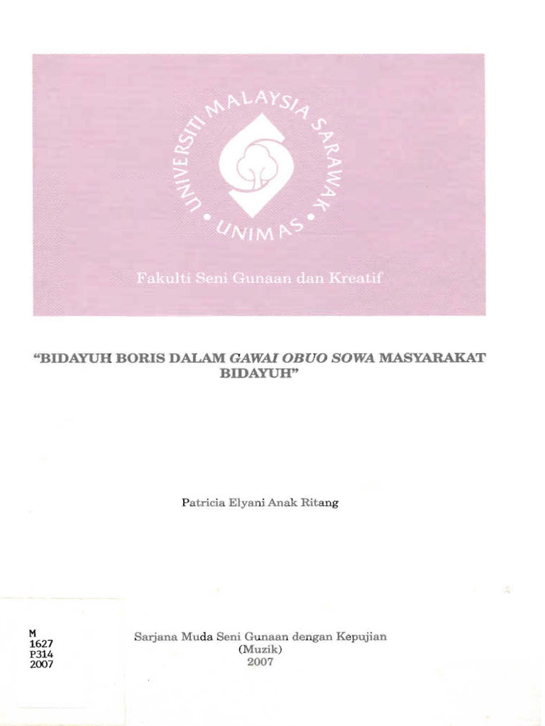 Bidayuh Boris Dalam Gawai Obuo Sowa 24pgs | PDF