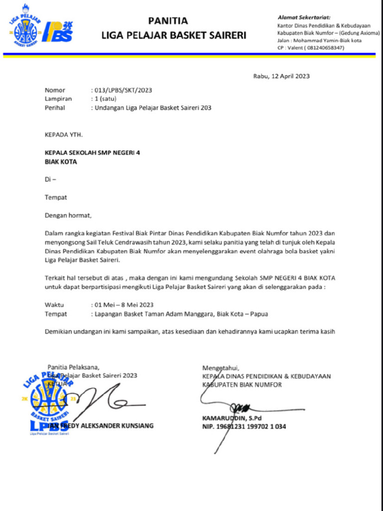 Surat SMP | PDF
