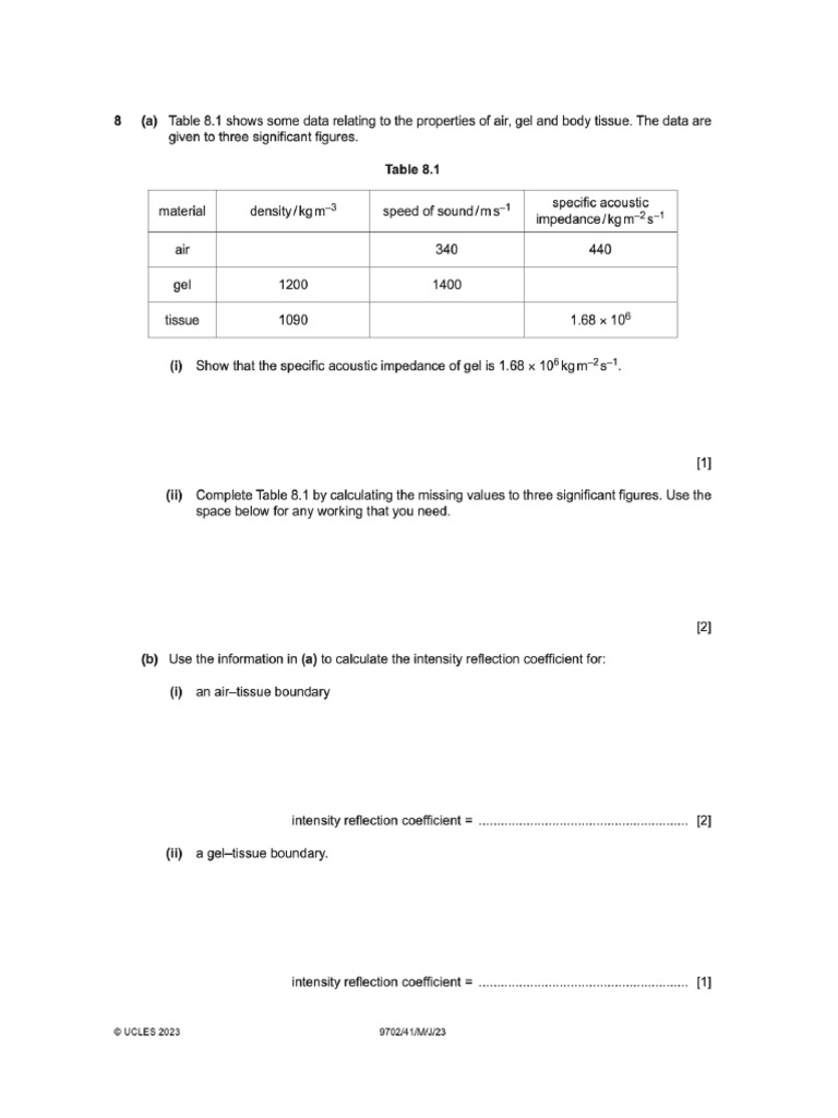 Medical Imaging Worksheet 2024 | PDF