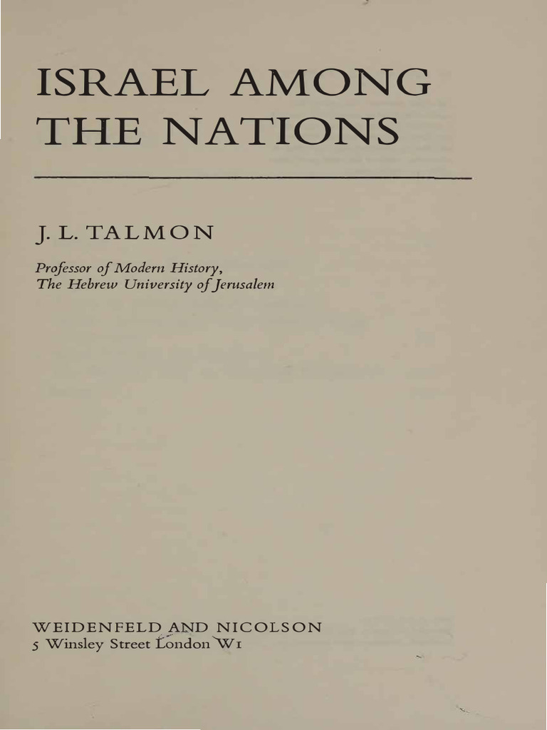 Israel Among Nations Compress | PDF | Socialism | Karl Marx