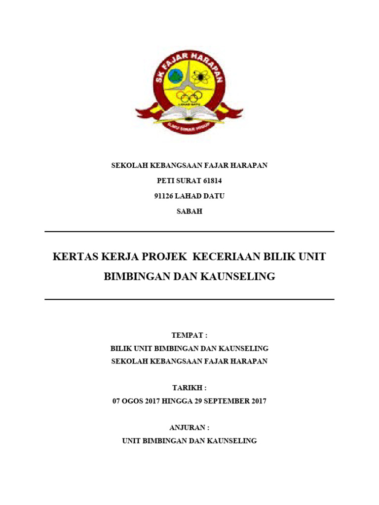 Kertas Kerja Projek Keceriaan | PDF