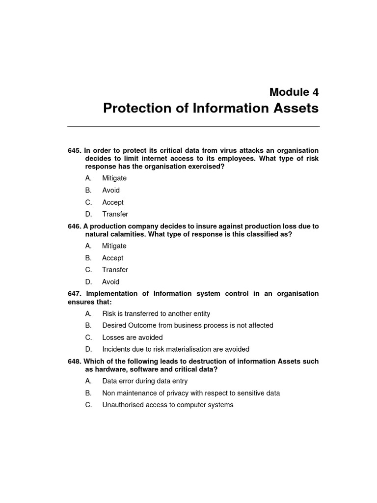Module 4 | PDF | Information Security | Security