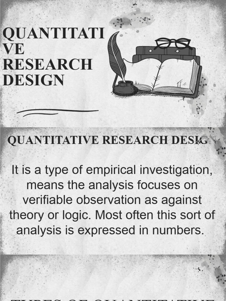 Quantitative Research Design | PDF | Experiment | Hypothesis
