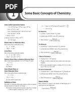 Stoichiometry Formula Sheet | PDF