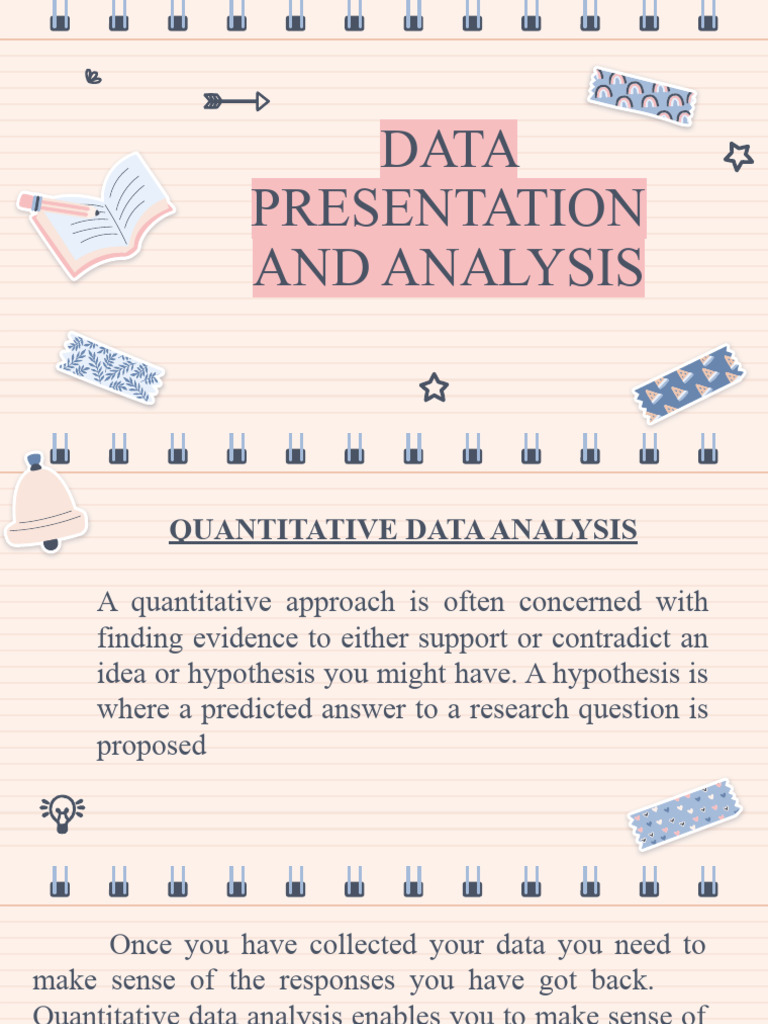 Data Presentation, Analysis, Conclusion and Recommendation | PDF | Data ...