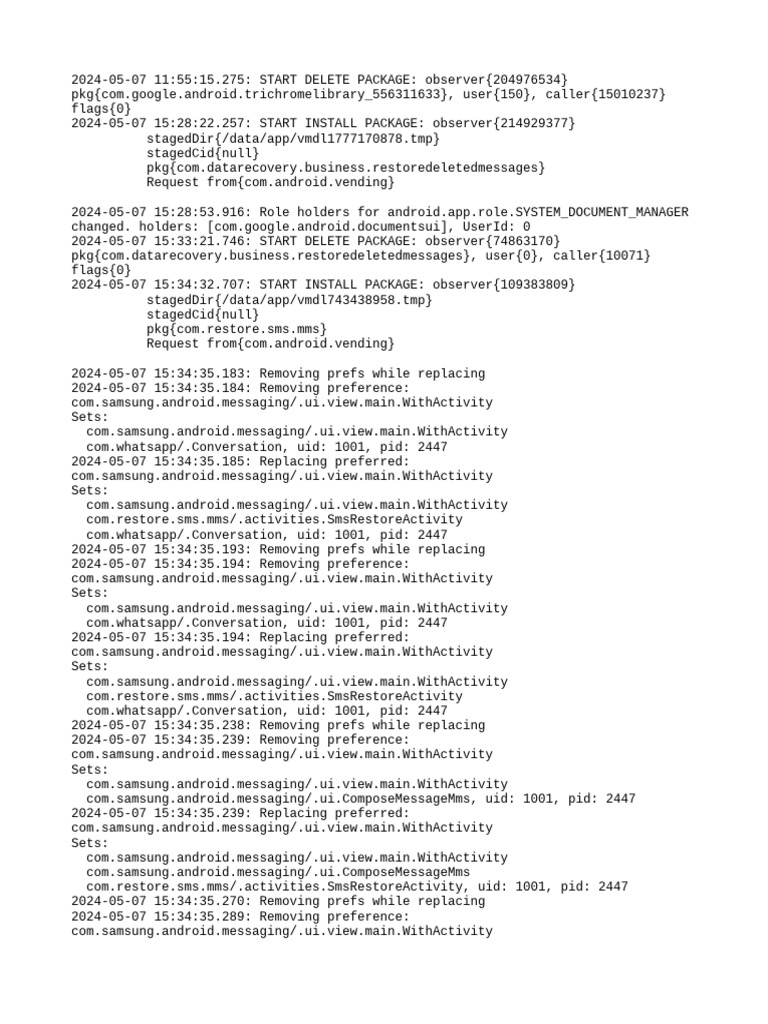 PM Debug Info | PDF | Computing | Android (Operating System)