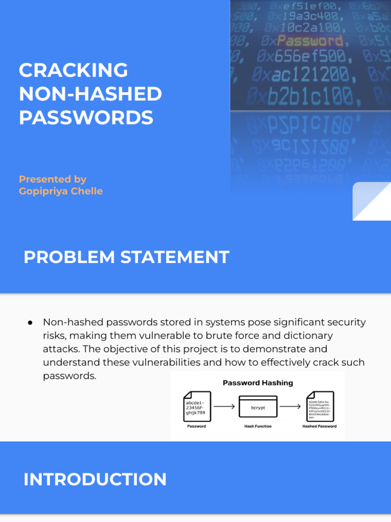 Cracking Non-Hashed Passwords | PDF | Password | Penetration Test