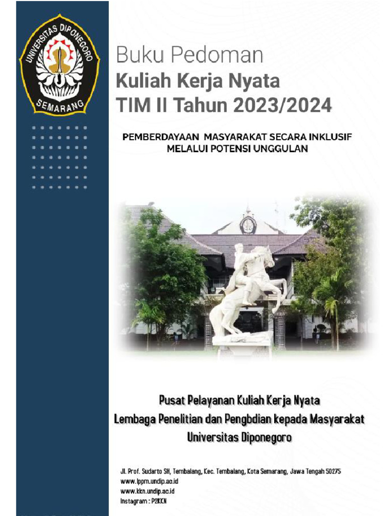 Buku Pedoman KKN Tim II 2023-2024 | PDF