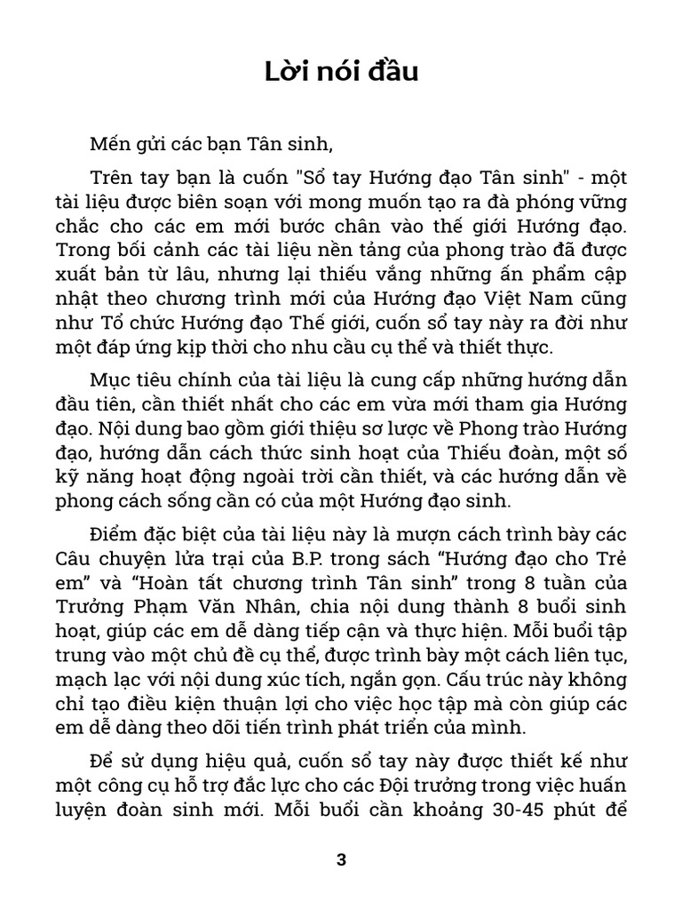 Sổ Tay Chương Trình Tân Sinh | PDF