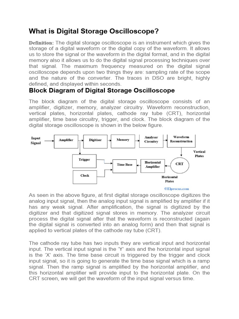 DSO | PDF | Analog To Digital Converter | Sampling (Signal Processing)