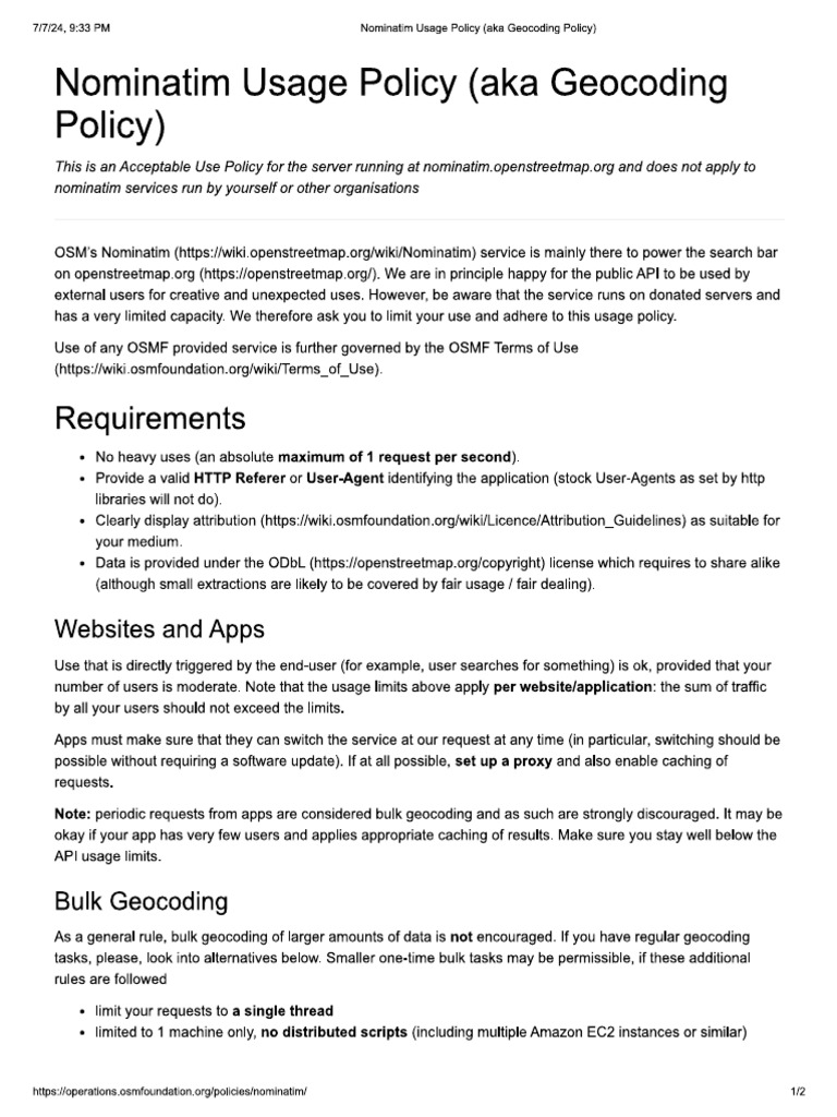 Nominatim | PDF