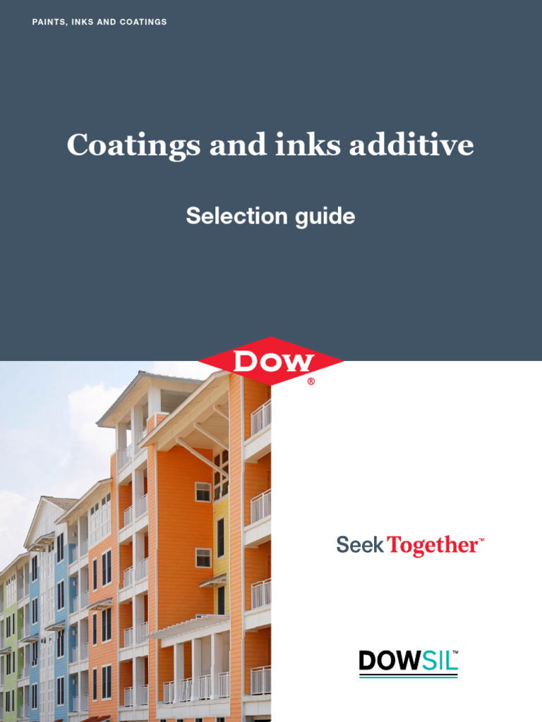 24 391 01 Coatings and Inks Additive Selection Guide | PDF | Paint | Materials